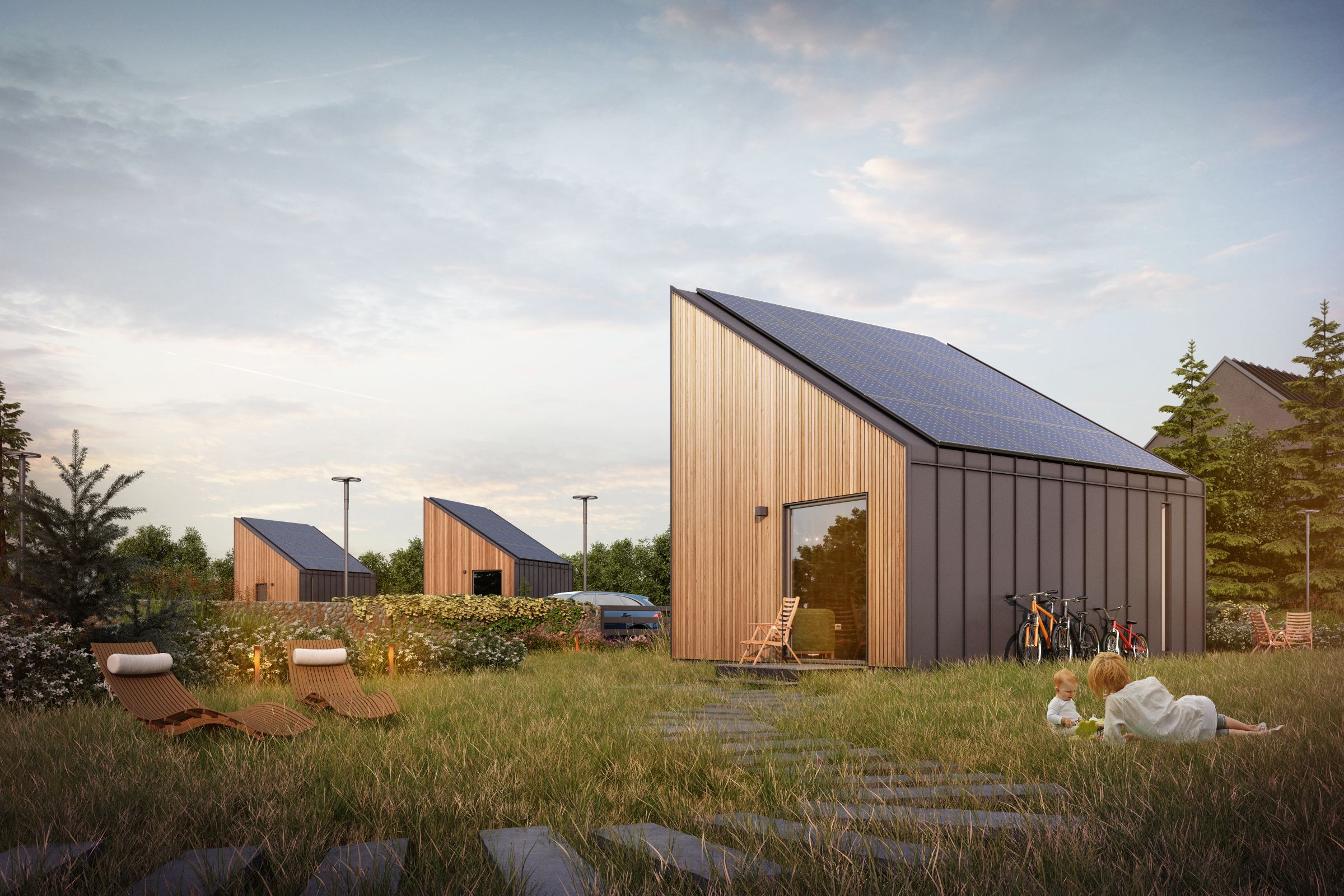 Solace House – dom, który wytwarza więcej energii niż zużywa